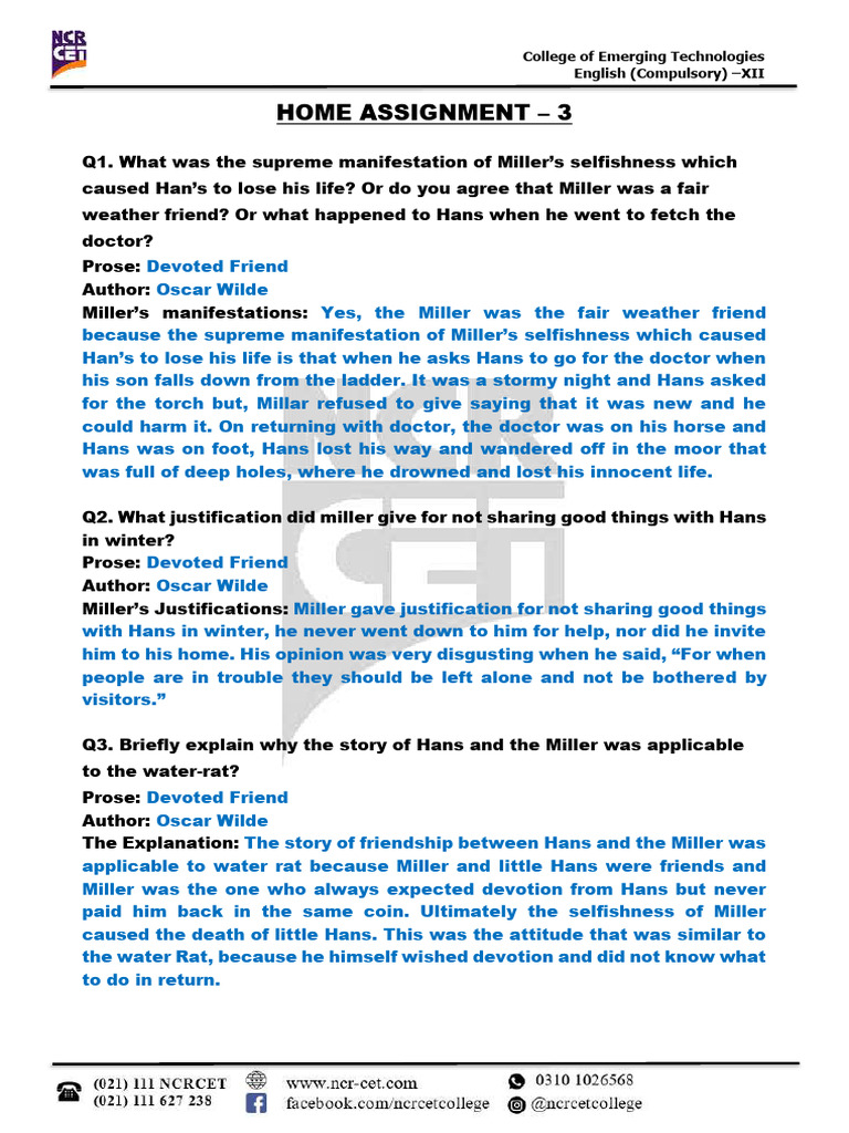 3- Home Assignment (1) | PDF