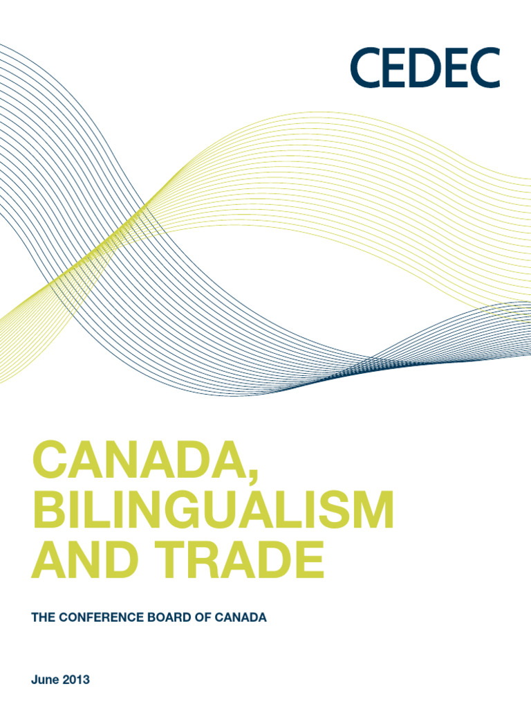 Canada-Bilingualism-and-Trade | PDF | French Language | Gravity