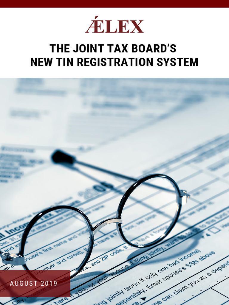 THE-JOINT-TAX-BOARD’S-NEW-TIN-REGISTRATION-SYSTEM | PDF | Taxes | Taxation
