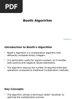 Booth’s algorithm ppt for seminar | PDF