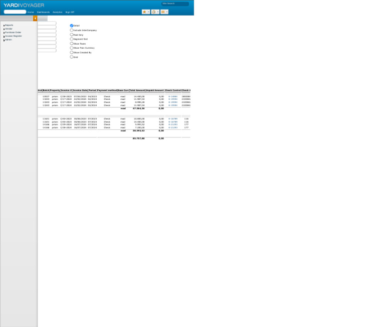 Yardi Accounts Payable Overview | PDF | Payments | Money