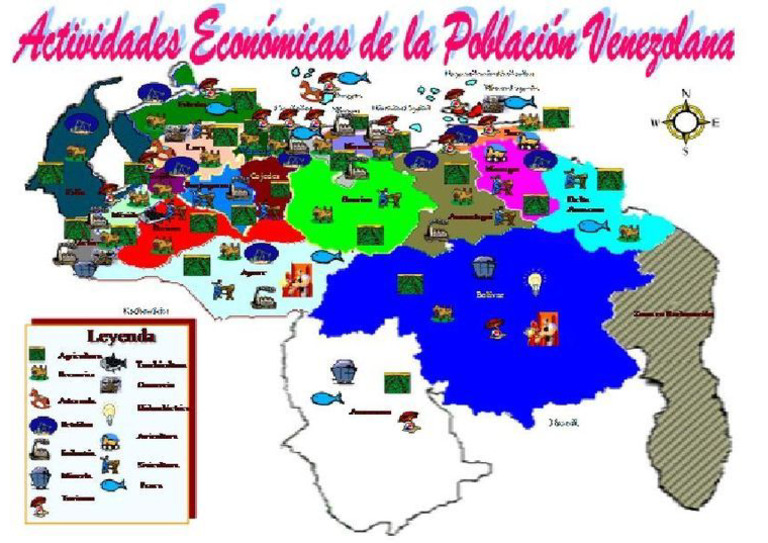 Image - PDF - Mapa Geográfico Económico de Venezuela | PDF