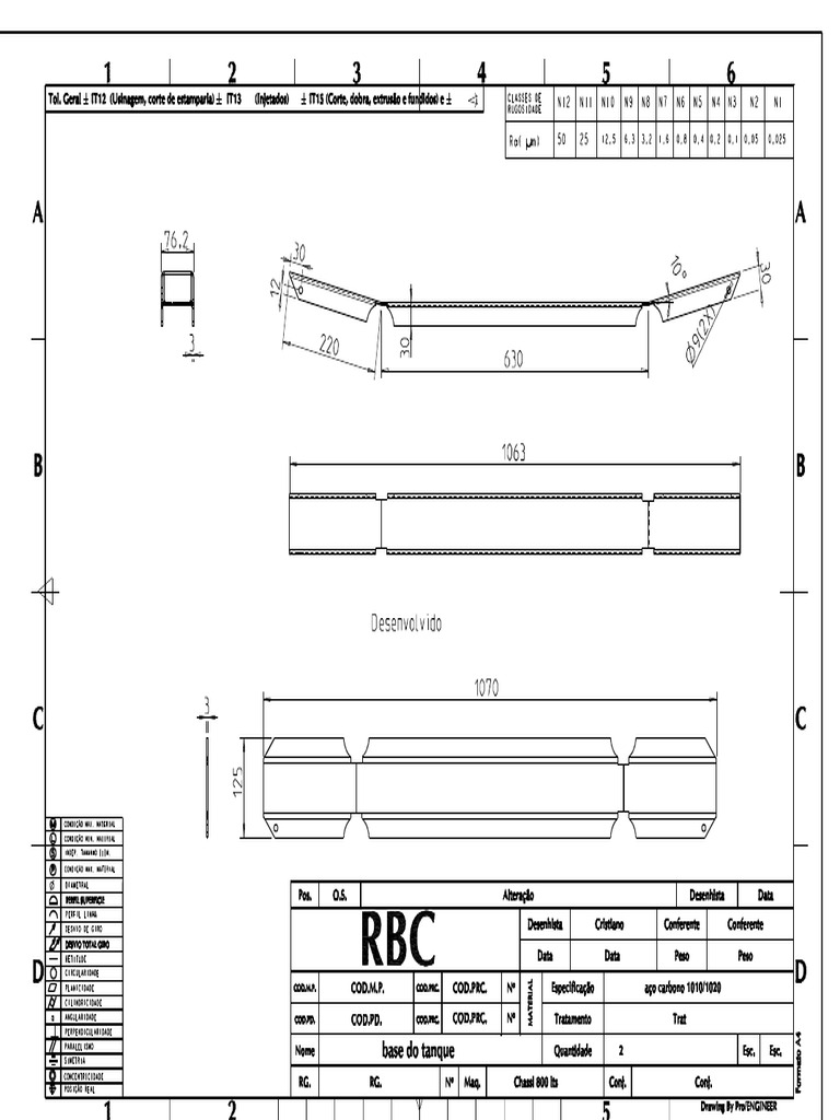 Base Do Tanque 800lts | PDF