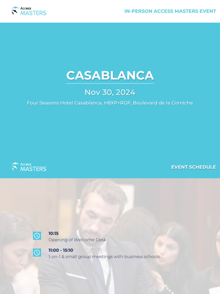 Casablanca Masters Event 2024 | PDF