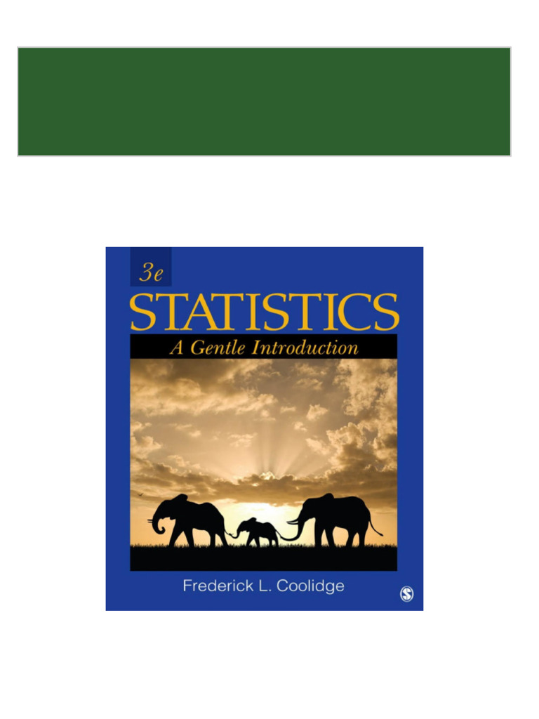 Statistics A Gentle Introduction 3rd Edition 1412991714 2024 Scribd ... Statistics A Gentle Introduction 3rd Edition 1412991714 2024 Scribd ...