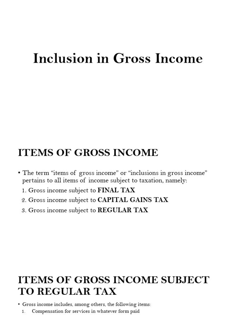 Chapter-9-Inclusions-in-Gross-Income-2 | PDF | Dividend | Gross Income