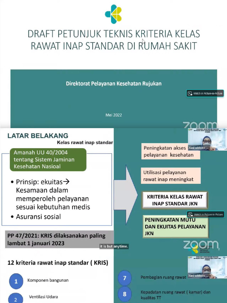 Sosialisasi Juknis pengisian survei KRIS | PDF