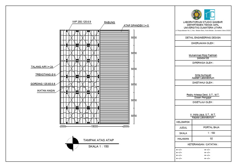 Tampak Atas Atap | PDF