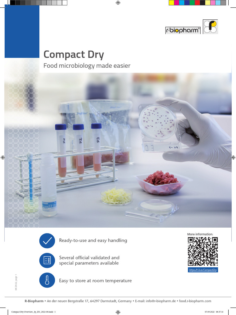 Compact Dry Overview - 3p - EN - 2022-08 | PDF | Microbiology
