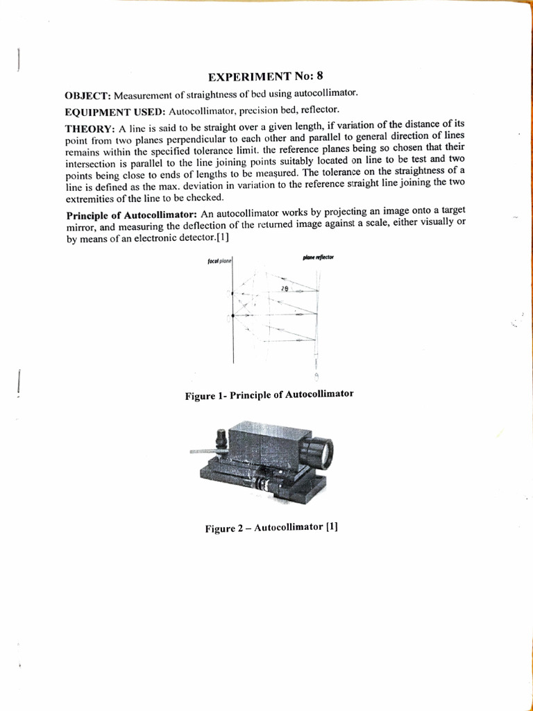 exp 8 mes | PDF | Mirror | Optics