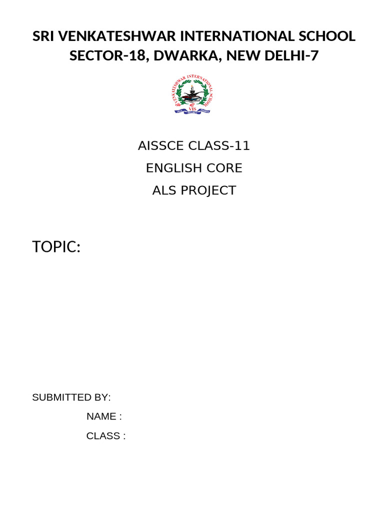 English_Project_Template[1] | PDF
