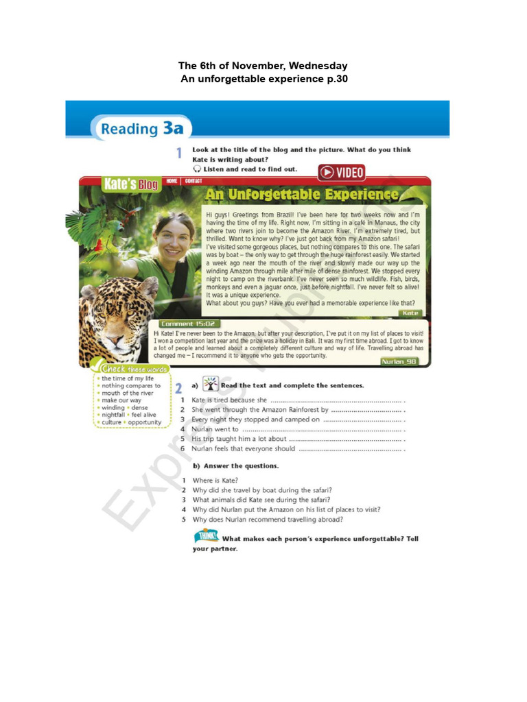 Excel 7th grade unit | PDF