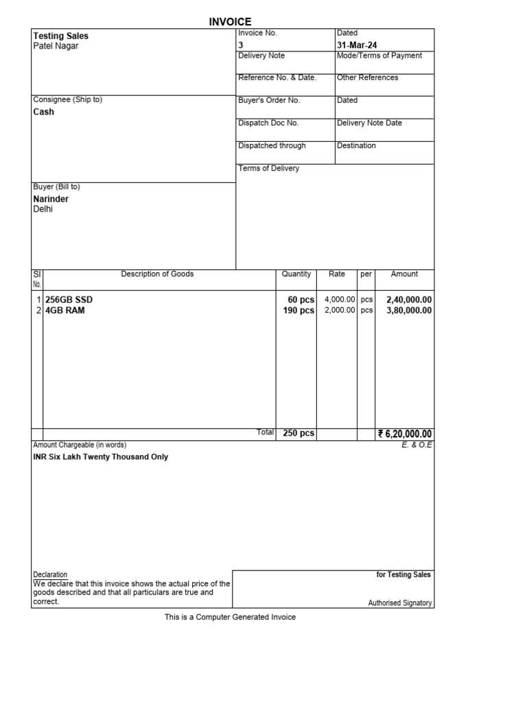 invoice hshsh | PDF