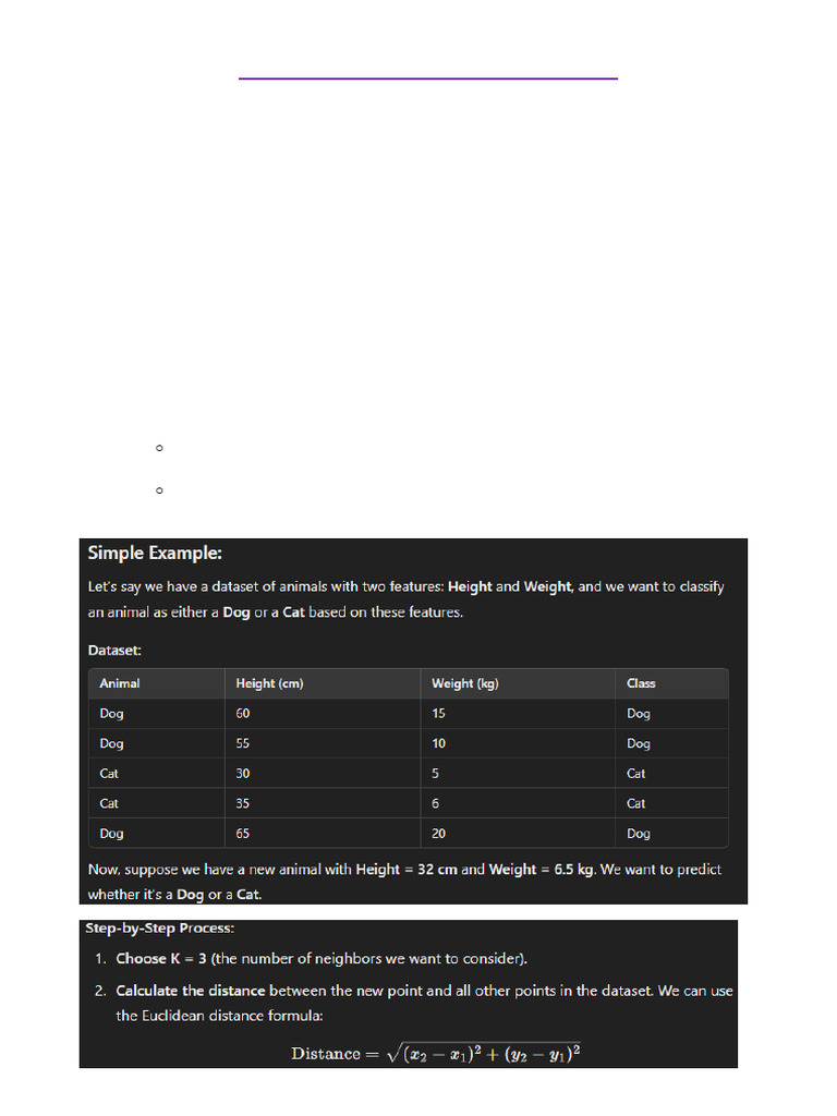 K_NN classification | PDF | Data Analysis | Theoretical Computer Science