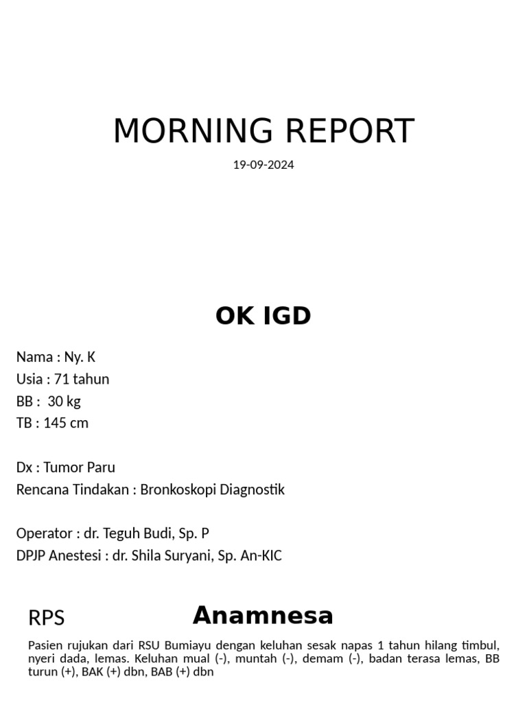 MR ANI Bronchoscopy 19-09-24 | PDF