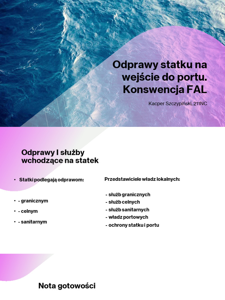 Odprawy, FAL | PDF