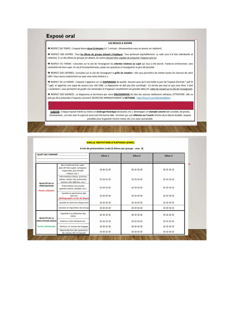 Emc Exposé Oral 4eme-1 | PDF