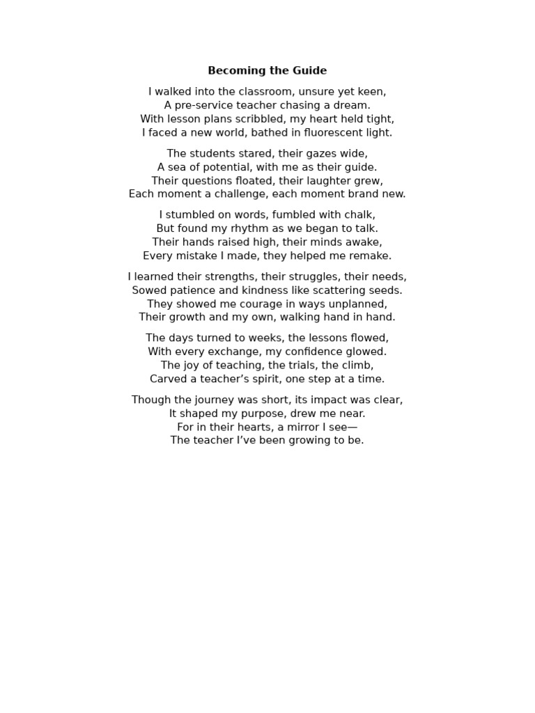 Becoming The Guide | PDF