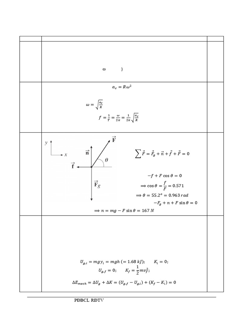 Vat-ly-1_PHYS131002_HKII-2022-2023_CLC_english-answer | PDF | Rotation Around A Fixed Axis ...