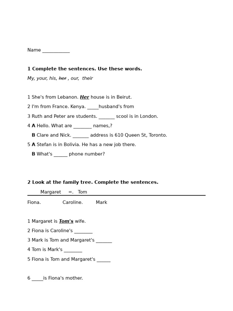 beginner unit 4 | PDF