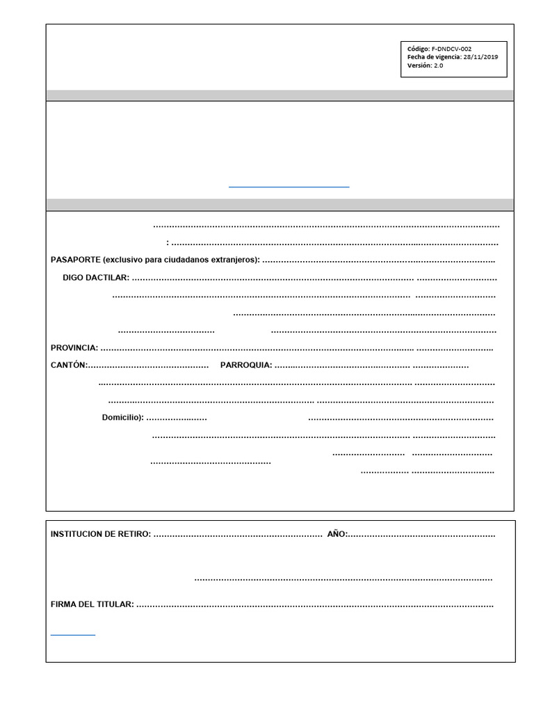 1-FORMULARIO-UNICO-PARA-SOLICITAR-CREACION-DE-SUBCUENTA-DCV-BCE 2 | PDF