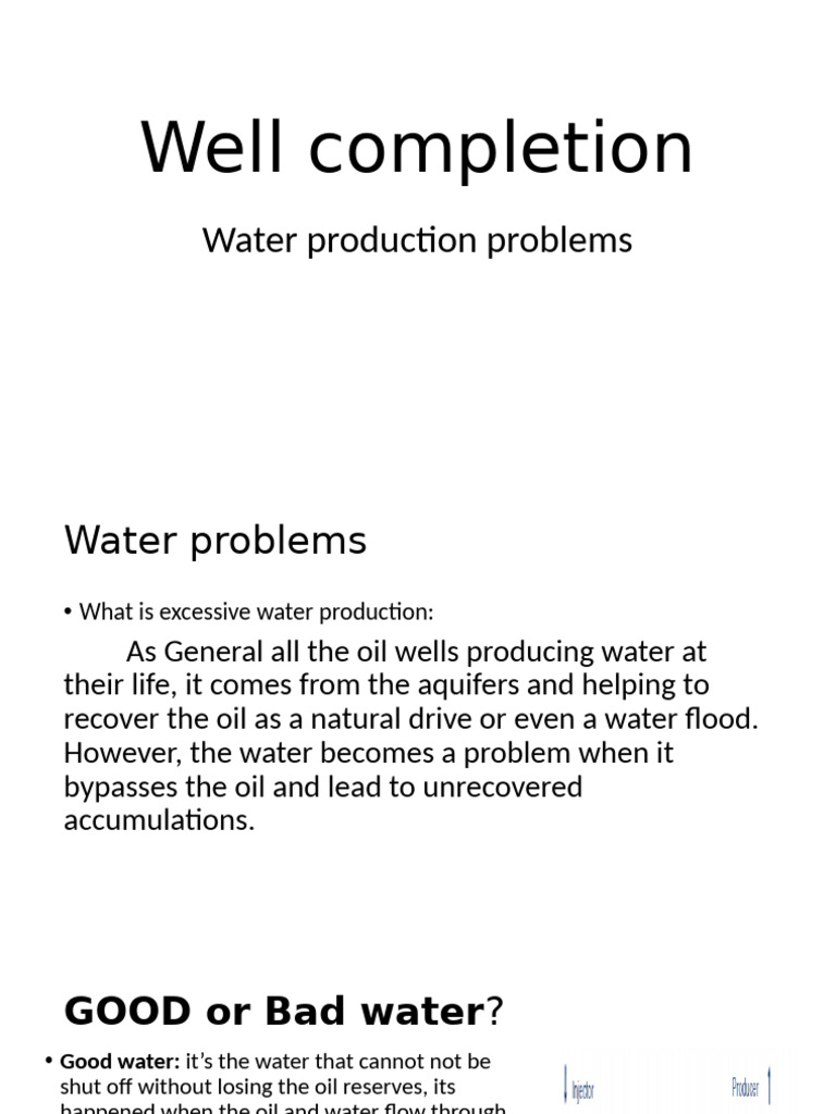 Managing Excessive Water Production | PDF | Petroleum | Petroleum Reservoir