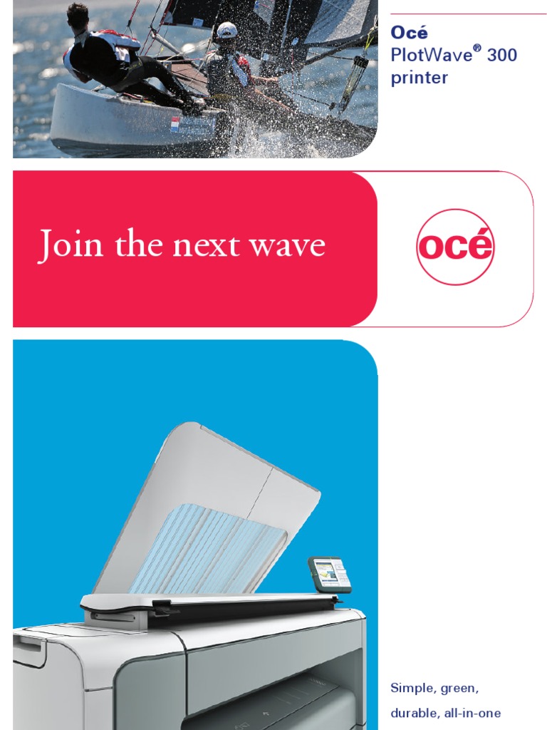 Brochure - Oce Plotwave 300 | PDF | Image Scanner | Printer (Computing)