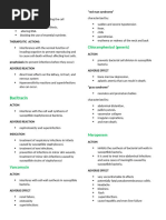 Antibiotic_chart | PDF | Antibiotics | Drugs