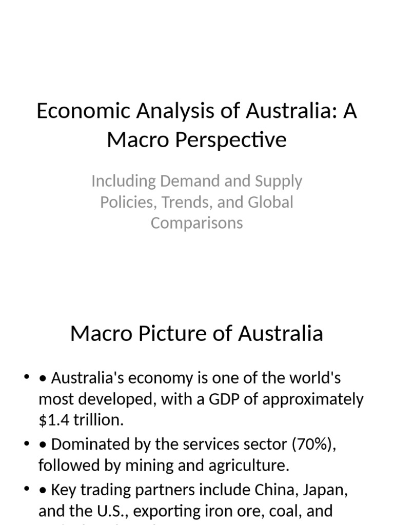 Economic_Analysis_Australia_Presentation | PDF | Macroeconomics ...