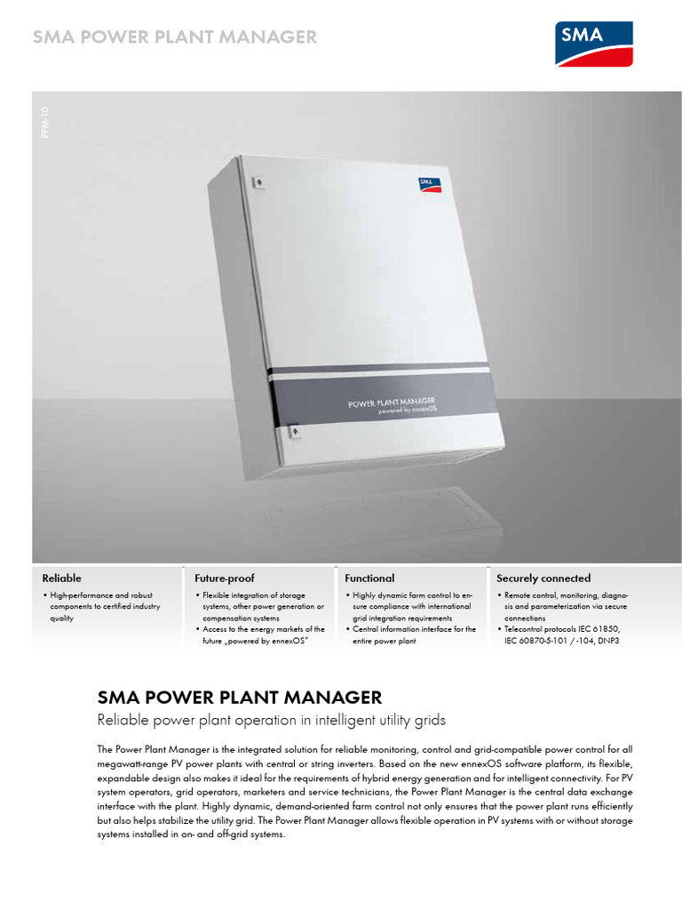 PPM-10-DS-en-22 | PDF | Electrical Grid | Power Station