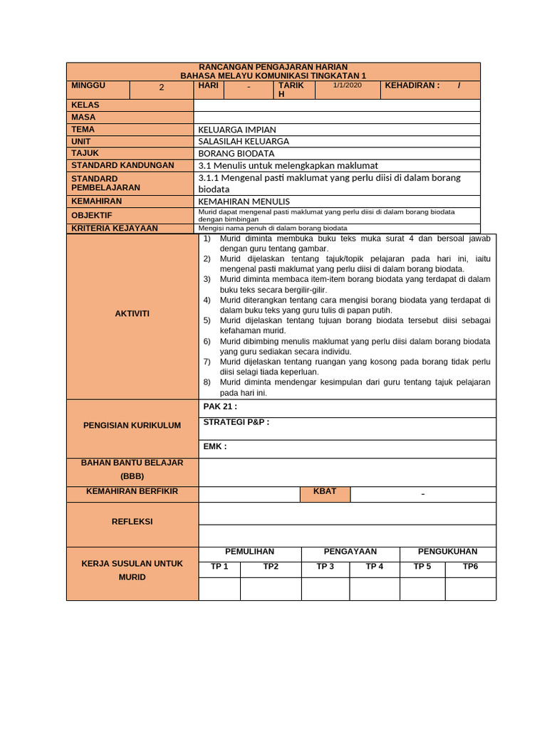 RPH BMK T1 KSSMPK - 3 | PDF