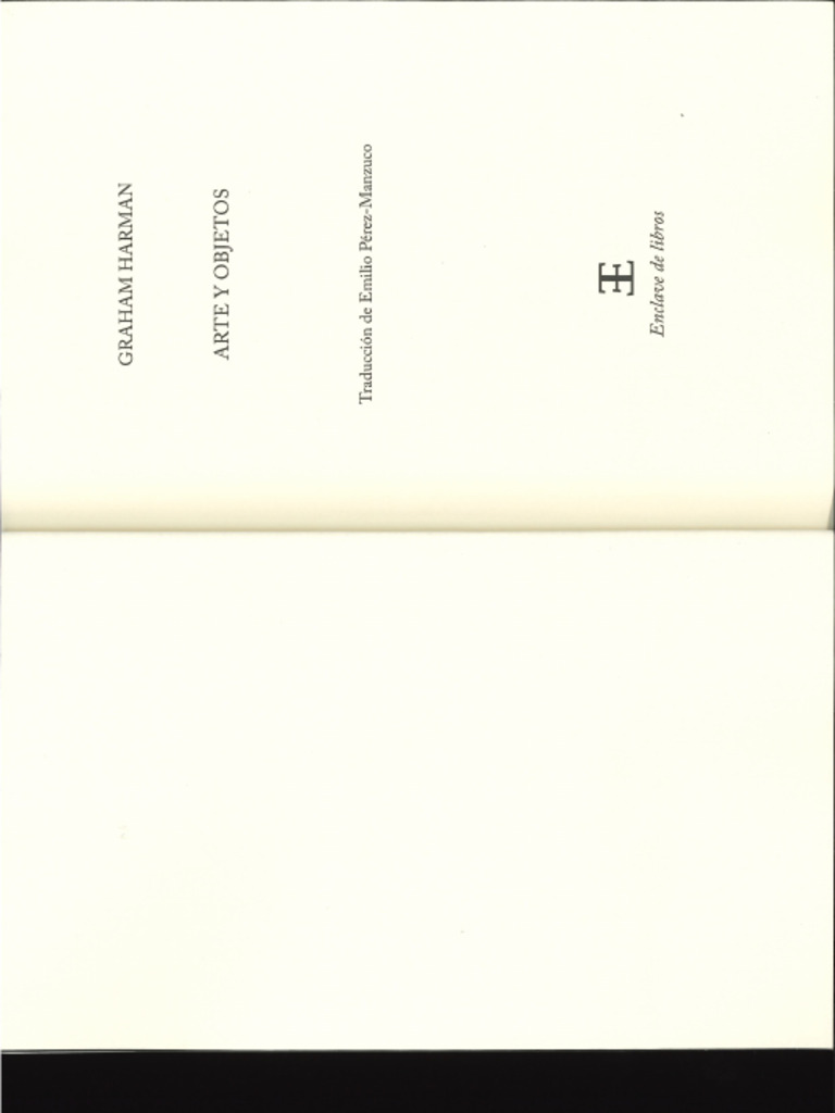 Graham Harman - Arte y Objetos - Formalismo Raro | PDF