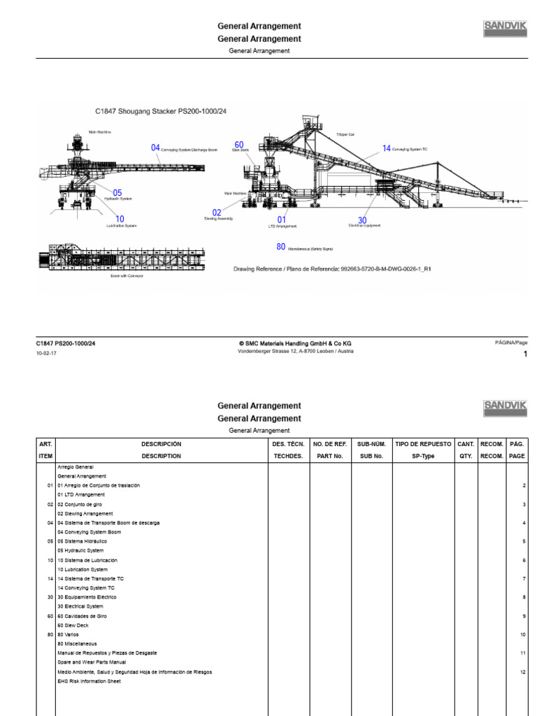 Manual de Partes - Stacker MN | PDF | Bienes manufacturados ...