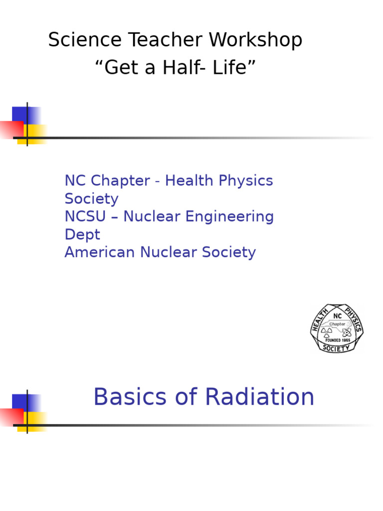 Basicradiation Pdf Radioactive Decay Neutron