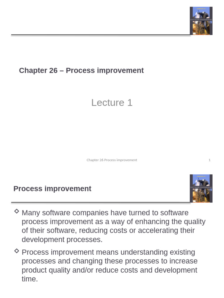 Process Improvement Presentation | PDF | Software Development Process | Agile Software Development