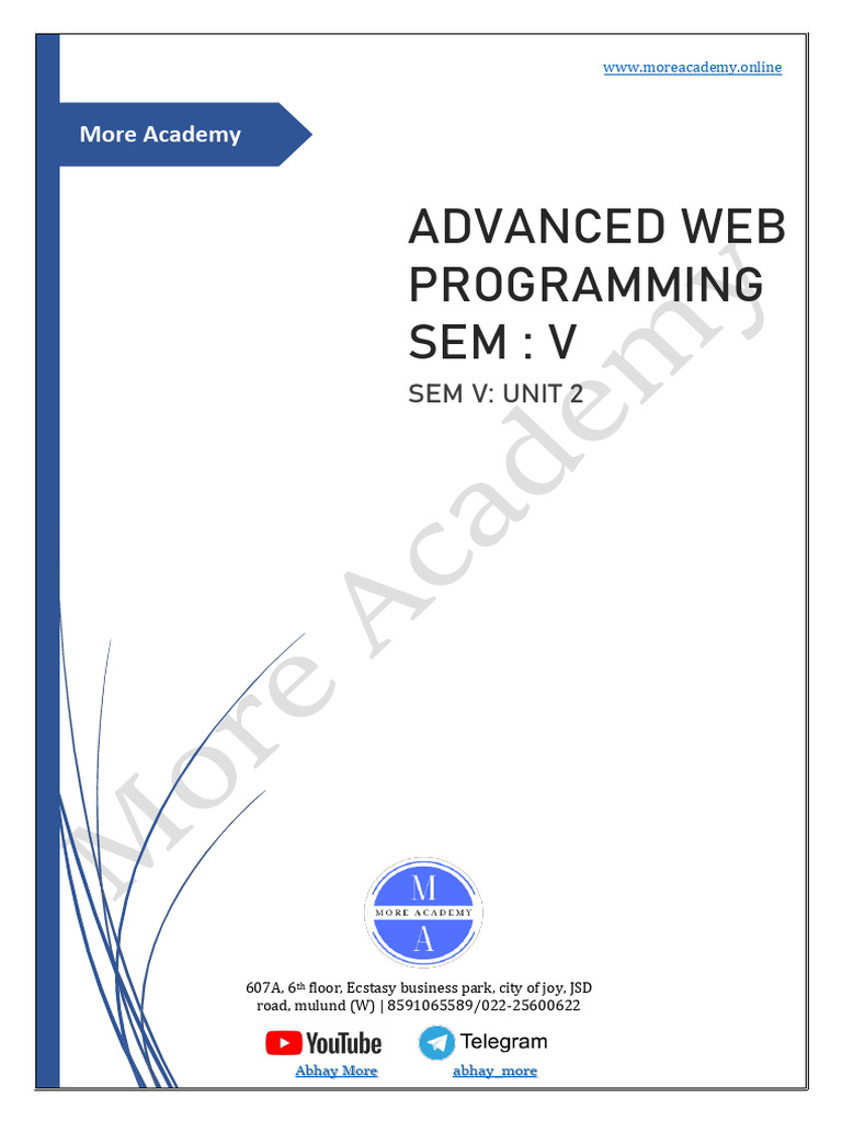 AWP UNIT 2_23458536_2023_11_22_12_20 | PDF | World Wide Web | Internet & Web