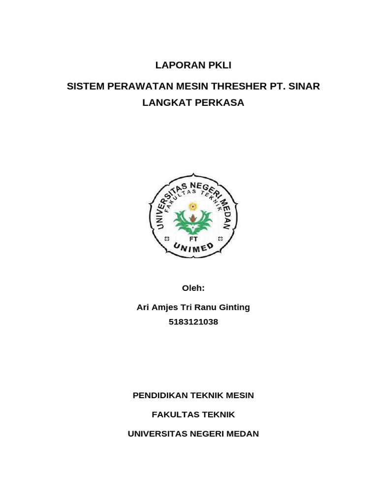 Laporan Pkli Ari Amjes Tri Ranu Ginting 1 | PDF