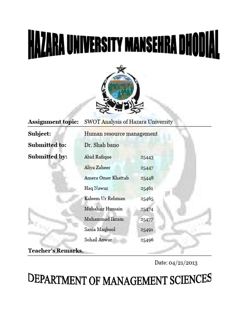 141985018-SWAT-Analysis | PDF | Swot Analysis | Business
