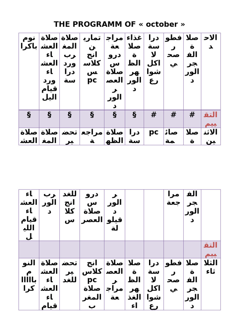 The Programm of | PDF