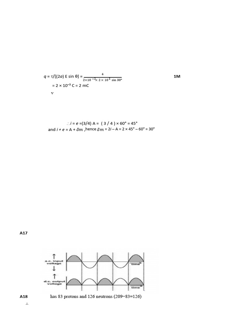 XII-Physics_1st_PRE_BOARD-MS_SET_1 | PDF | Inductor | Capacitance