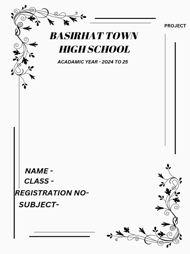 Font Page For Project | PDF