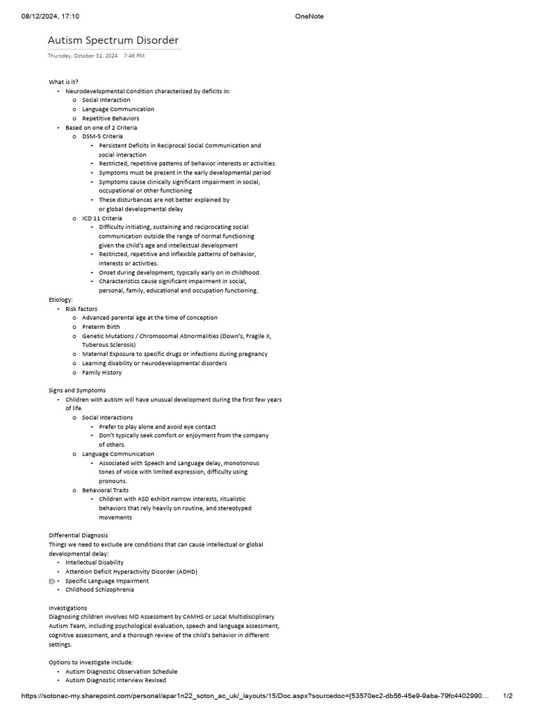 ASD | PDF | Autism Spectrum | Mental Disorder