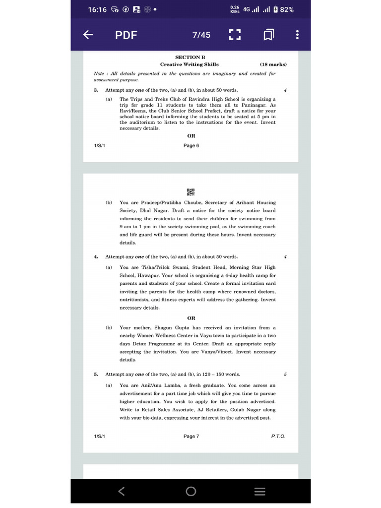 Questionnaire Wid Hints For Answers | PDF