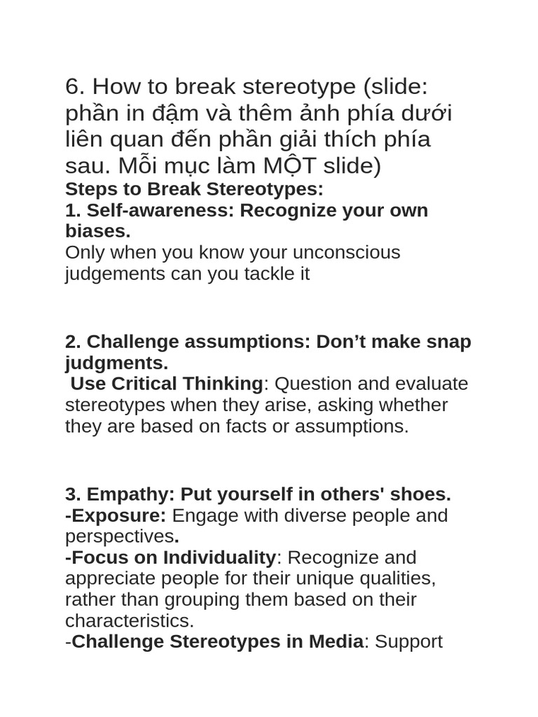 Stereotype Dpt 4 | PDF