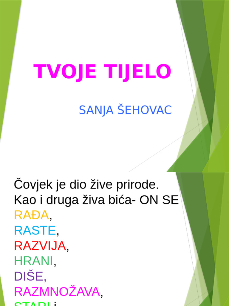 Moje Tijelo | PDF