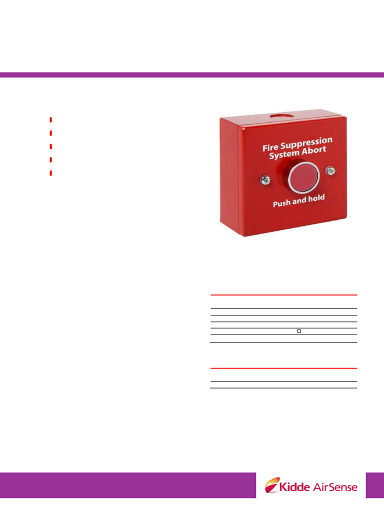 FireBeta A-XT Abort Switch | PDF | Switch | Electricity