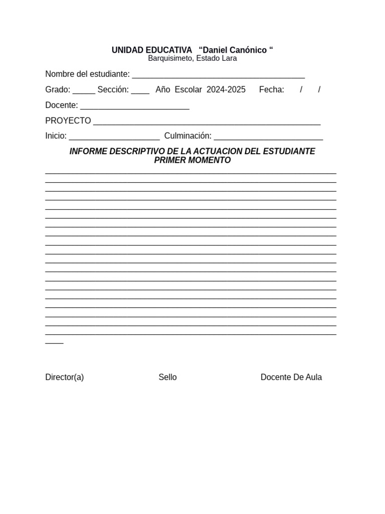 INFORME DESCRIPTIVO 23-24 Nuevo | PDF