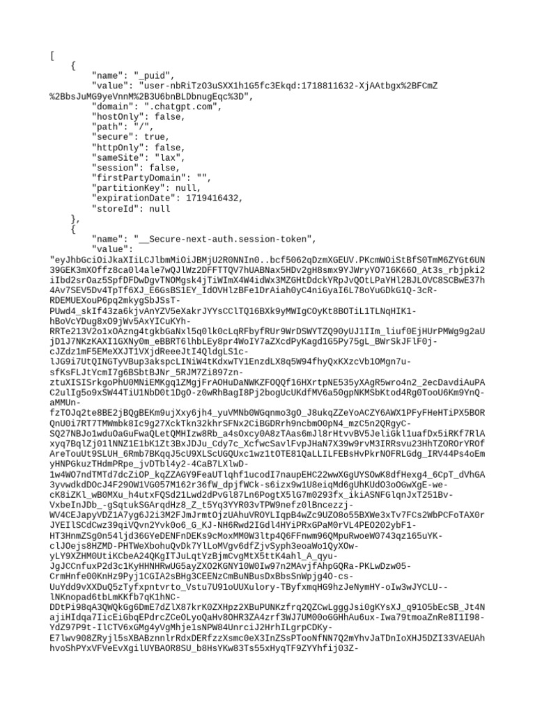 Chatgpt | PDF | Http Cookie | Sql