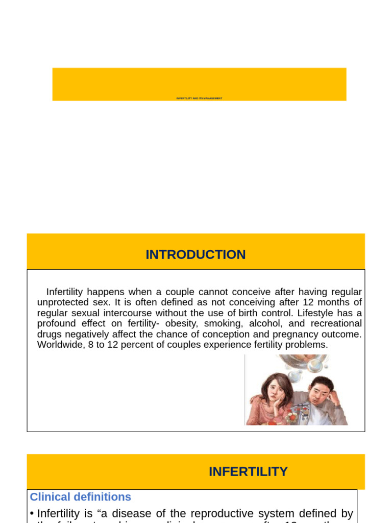 Infertility: Causes, Types, and Treatments | PDF | Infertility | Surrogacy