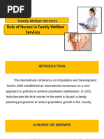 Family Welfare Program | PDF